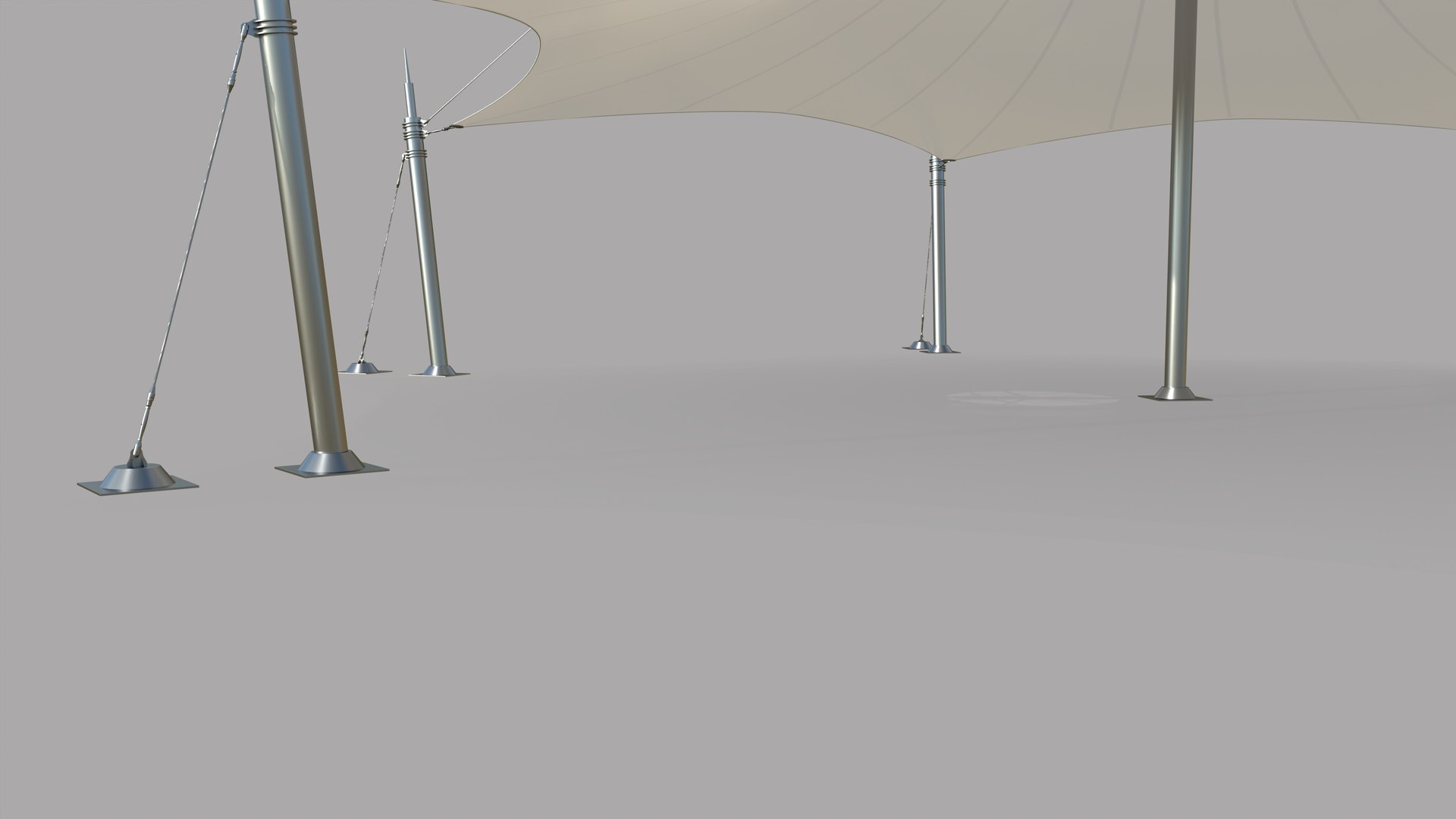 Tensile Structure Tent 3D Model - TurboSquid 2263248