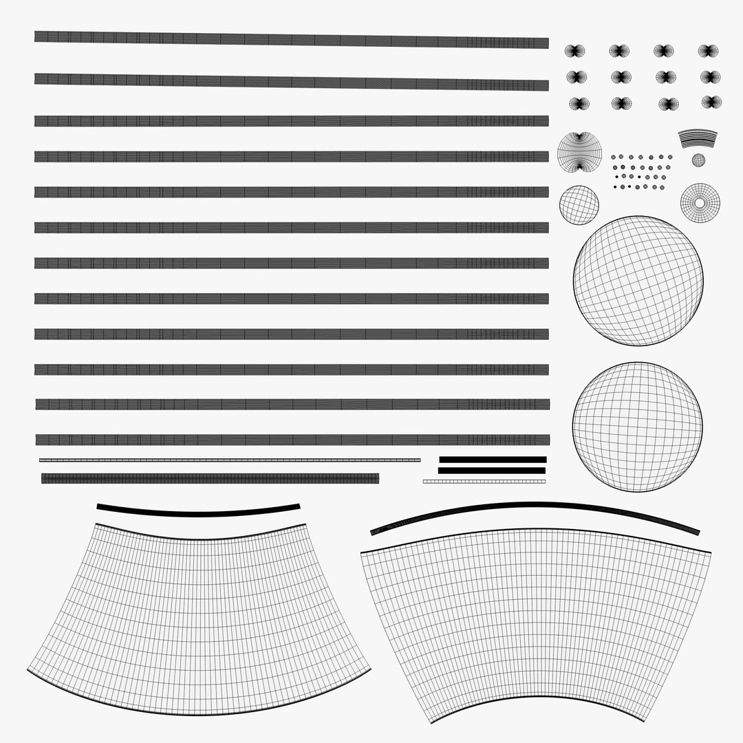 3d model modern lamp stand