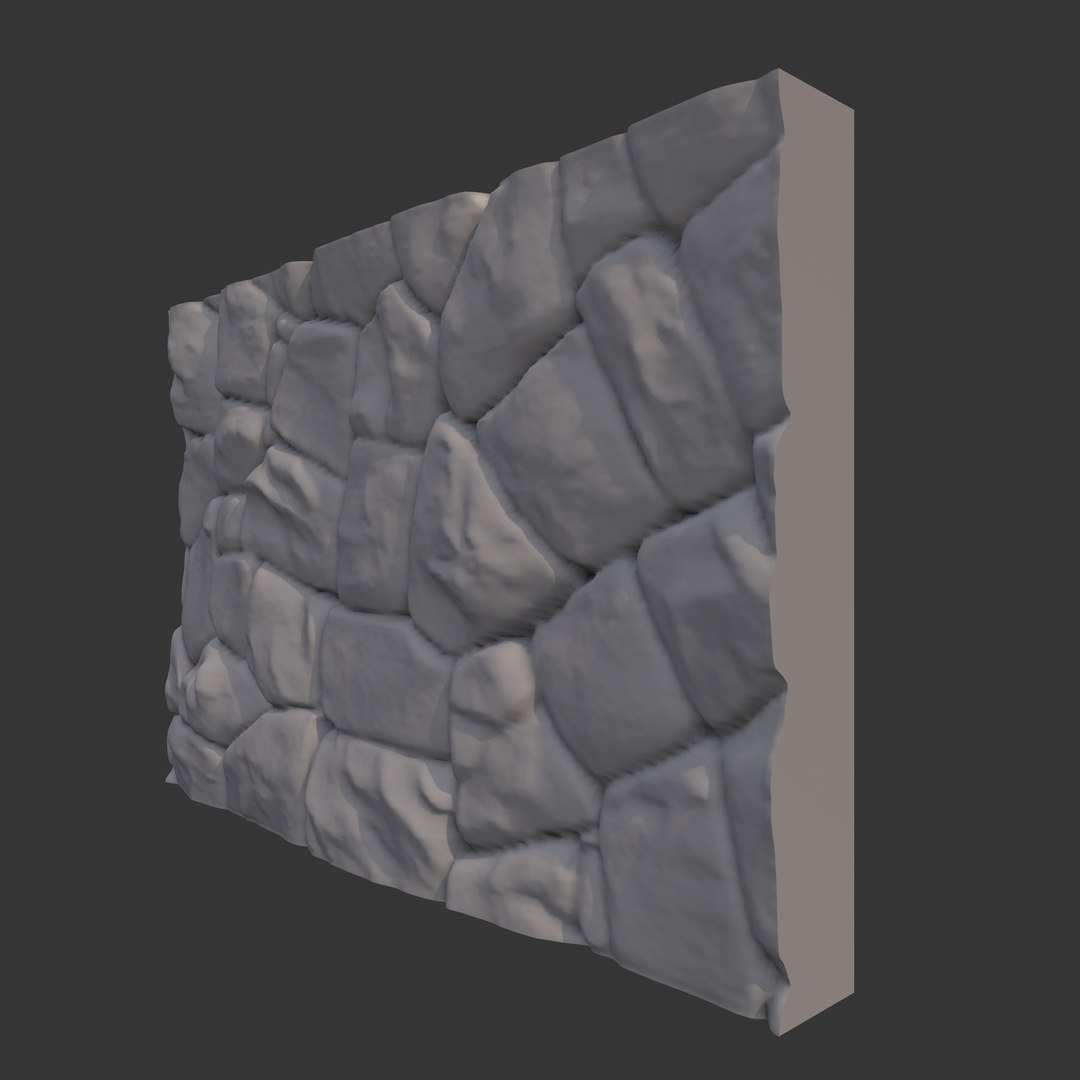 Rock Wall 5 3D Model - TurboSquid 2382959