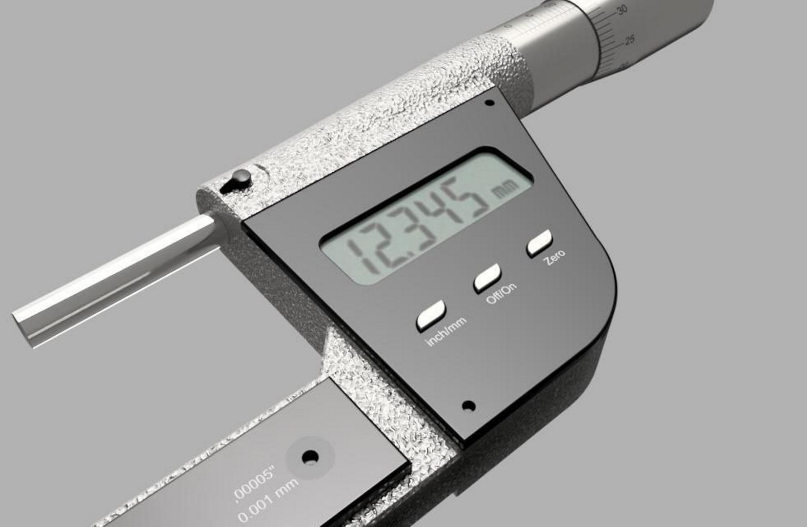 3D Digital Micrometer - TurboSquid 1497209