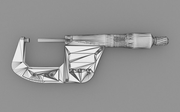 modelo 3d Micrómetro digital - TurboSquid 1497209