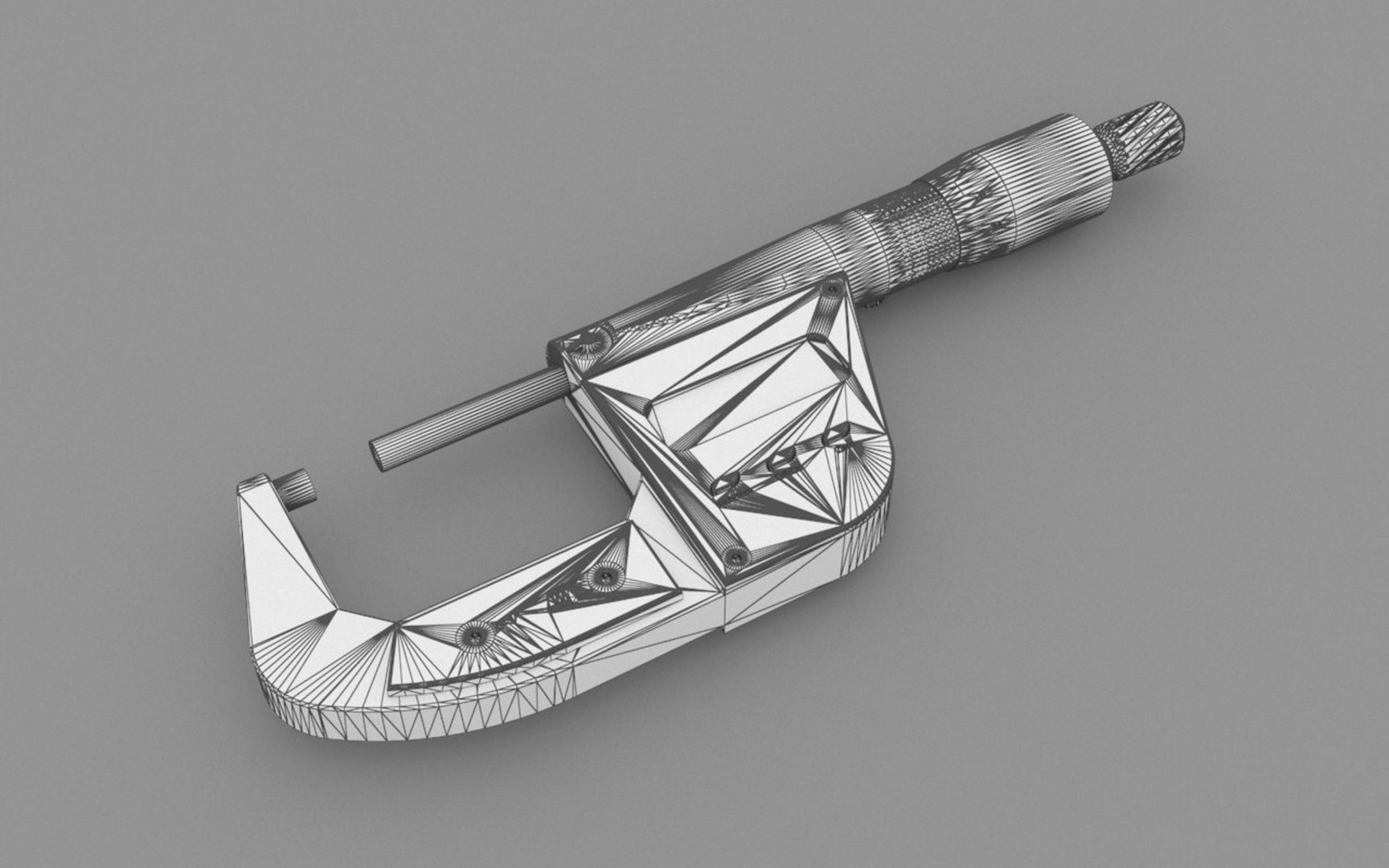 3D Digital Micrometer - TurboSquid 1497209