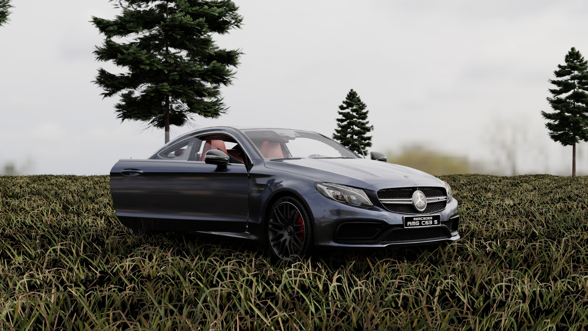 Mercedes-Benz C63s AMG Coupe 3D Model 3D Model 3D - TurboSquid 2248008