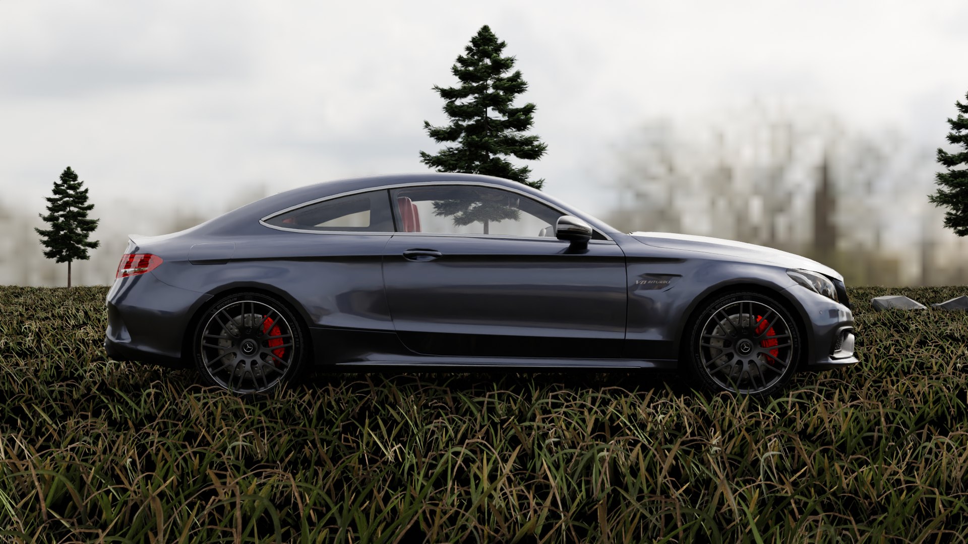 Mercedes-Benz C63s AMG Coupe 3D Model 3D Model 3D - TurboSquid 2248008