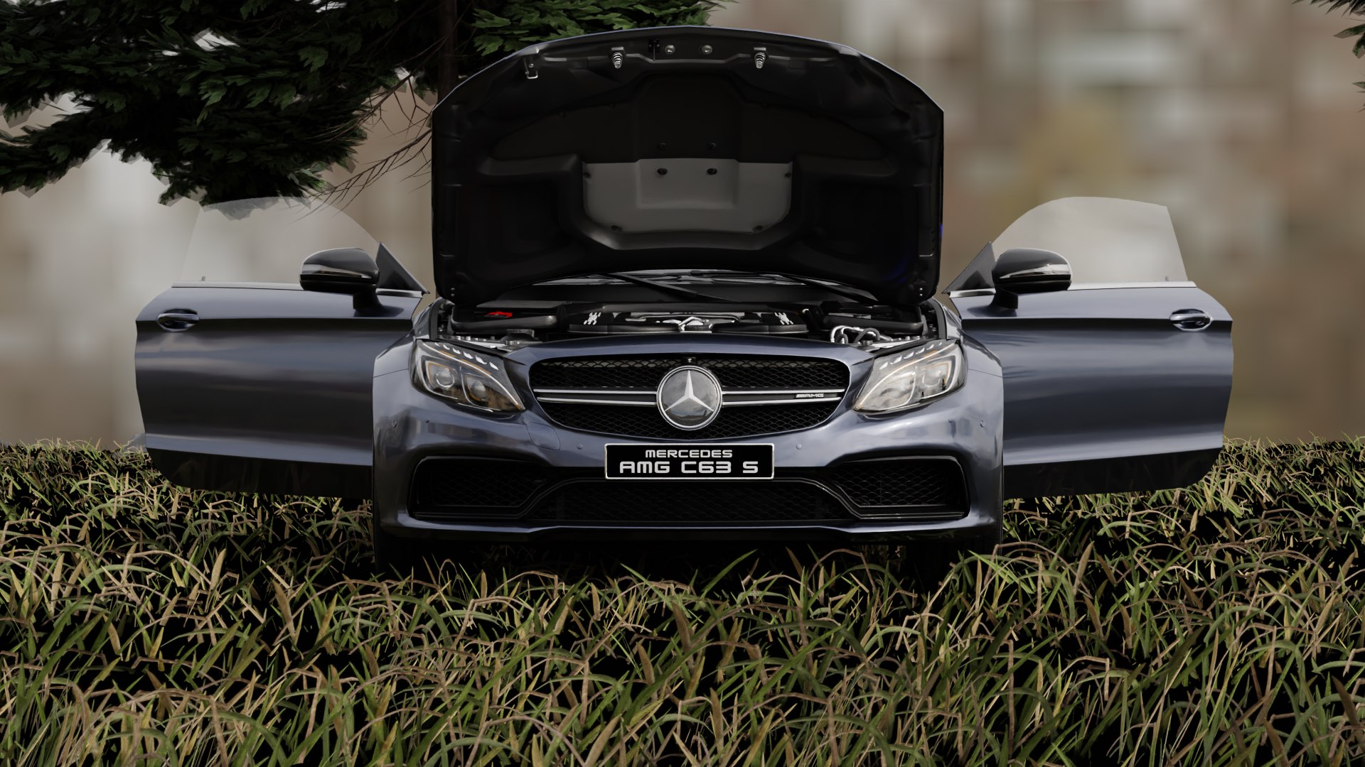 Mercedes-Benz C63s AMG Coupe 3D Model 3D Model 3D - TurboSquid 2248008