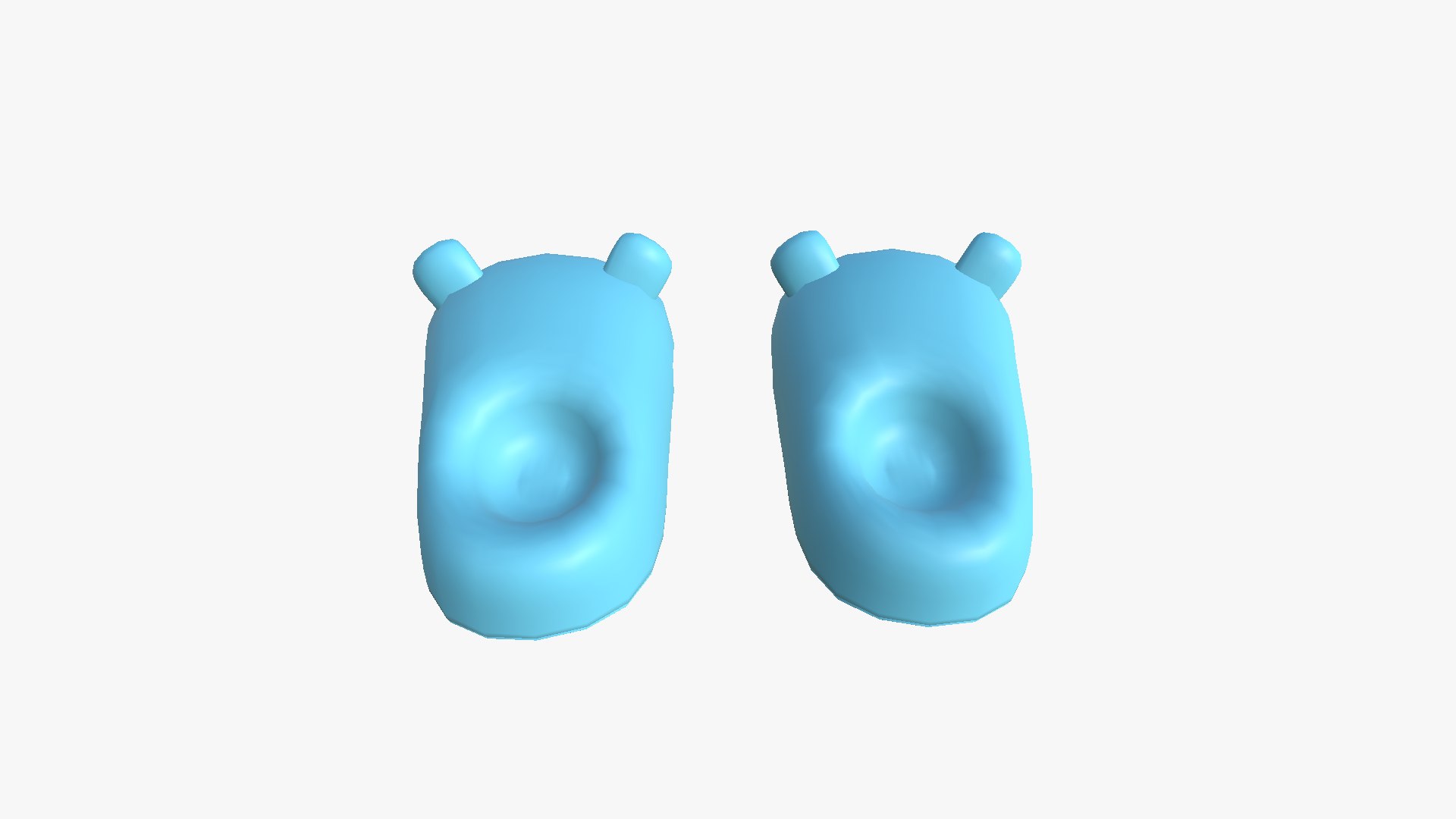 3D Slippers B06 Gray Pig - Costume Character Design - TurboSquid 2165323