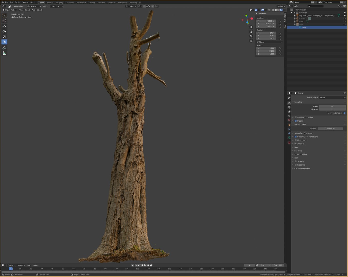 3D Model Tree Scan Ultra HQ Mesh 10x4k Or 4x16k Textures - TurboSquid ...