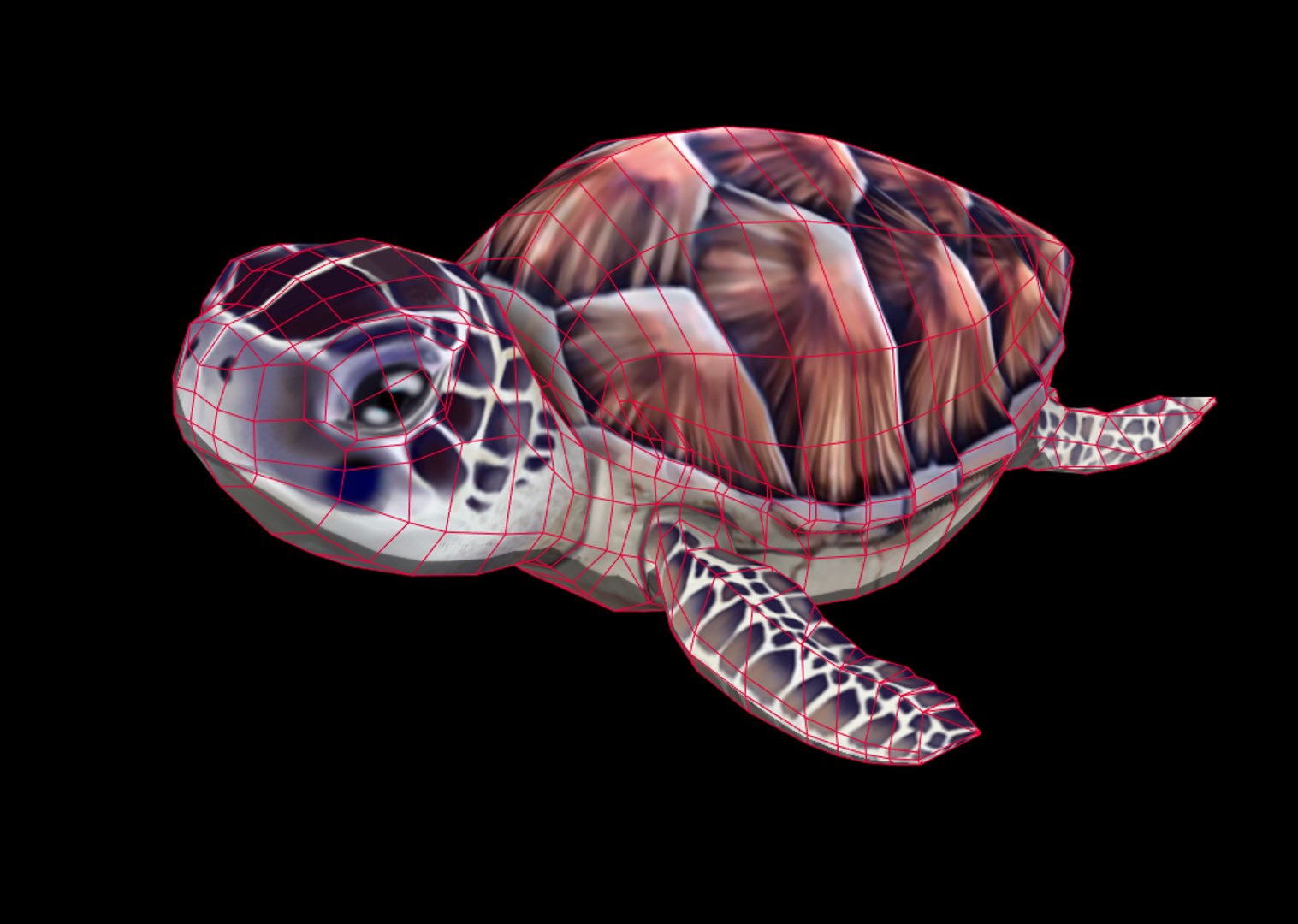 Sea Turtle Animation 3D Model - TurboSquid 1439487