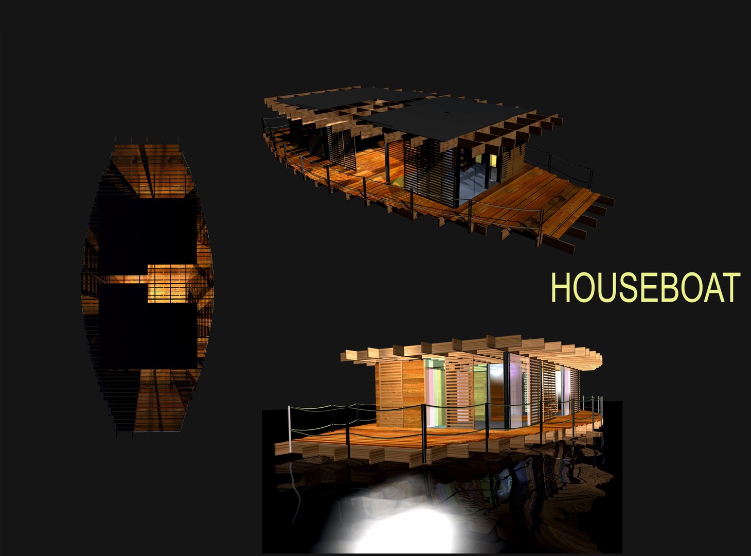 HouseBoat 3D Model - TurboSquid 2025548