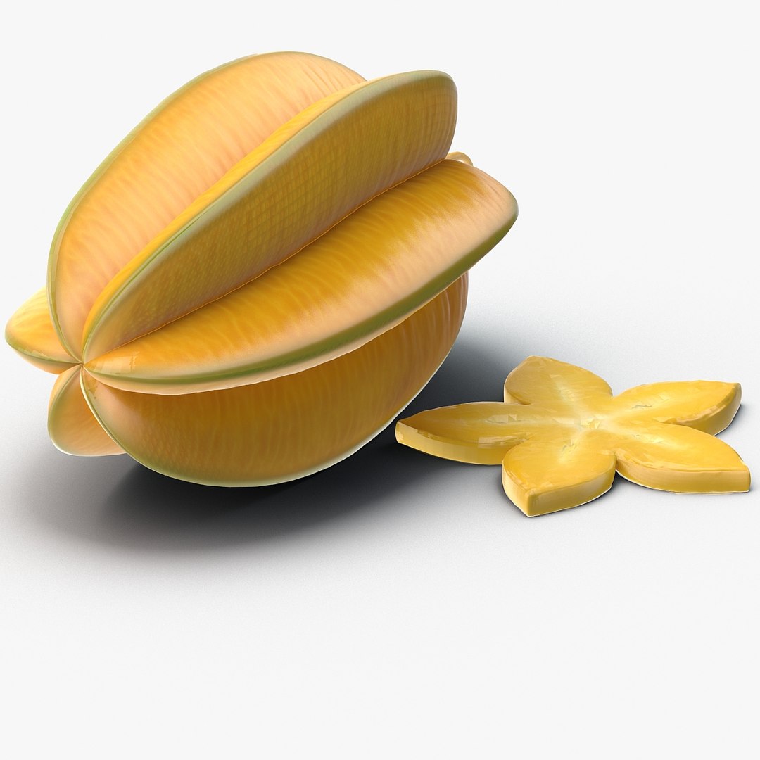 Star Fruit 3d Model