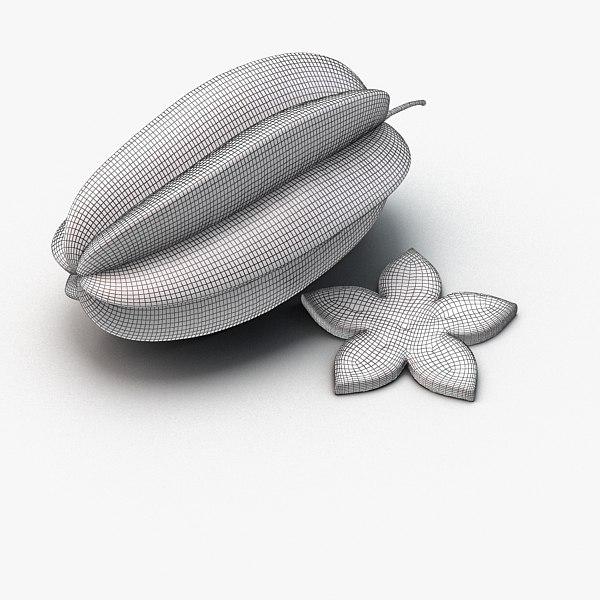star fruit 3d model
