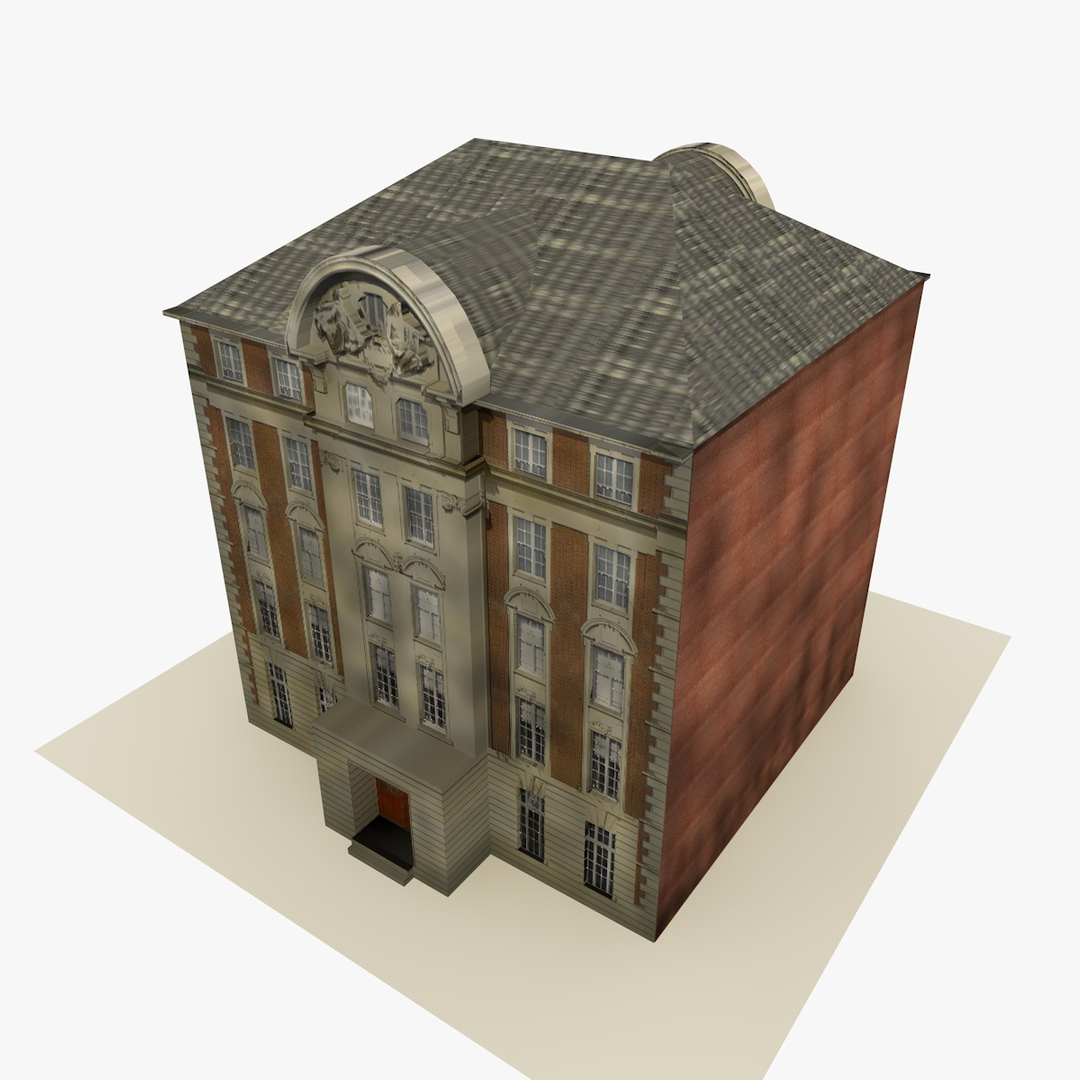 Old Office Building 1 3d 3ds