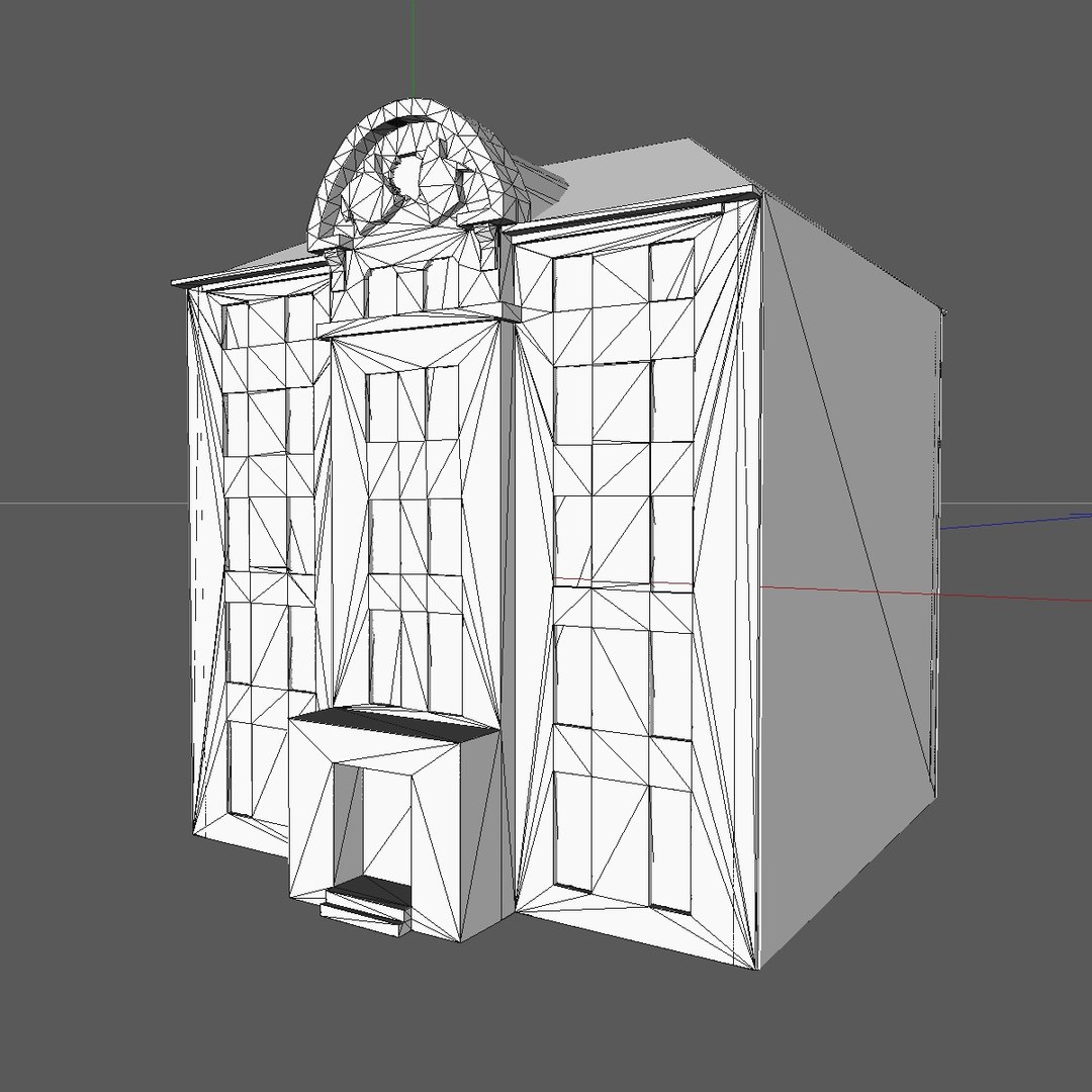 Old Office Building 1 3d 3ds