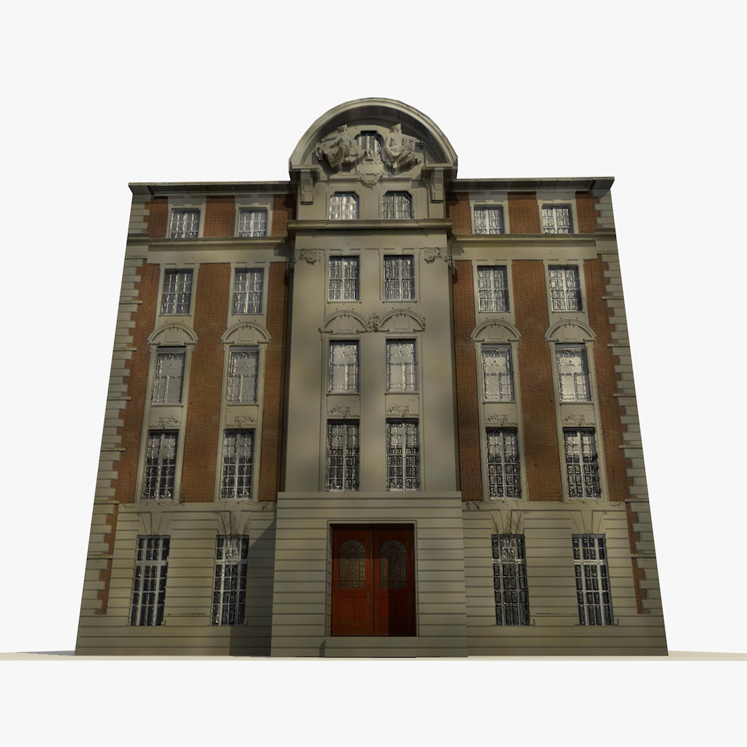 Old Office Building 1 3d 3ds