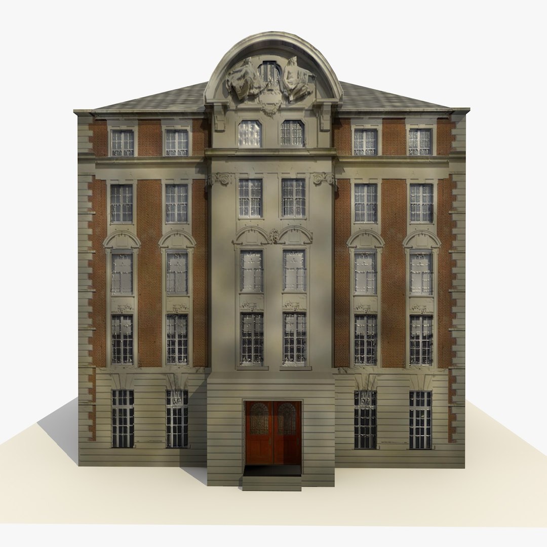 Old Office Building 1 3d 3ds