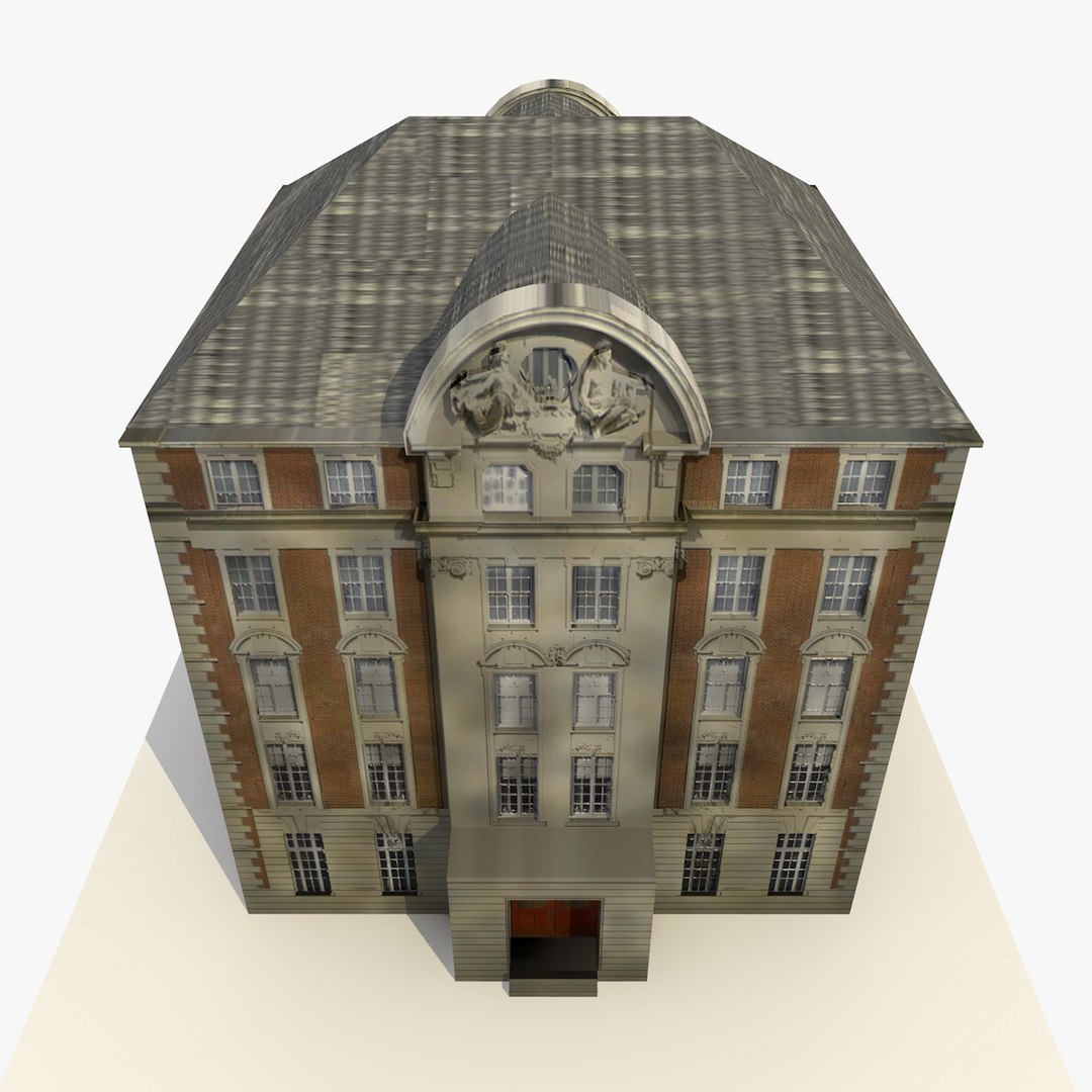 Old Office Building 1 3d 3ds