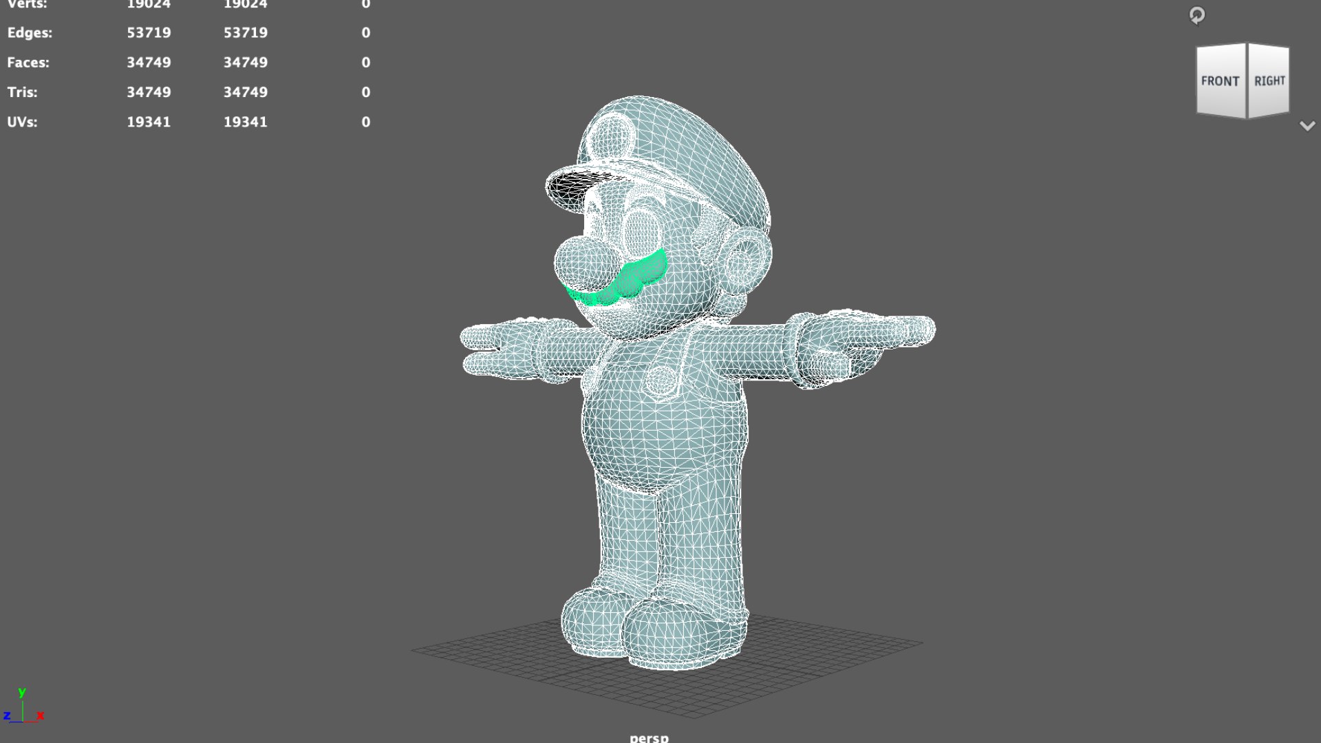 3D Mario Model - TurboSquid 2410762