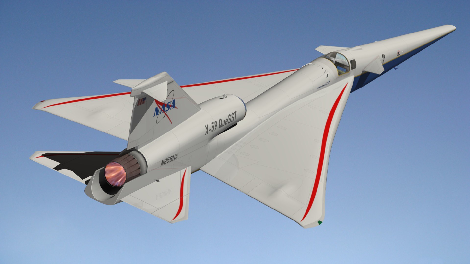Quesst Nasa X59 3D Model - TurboSquid 1506483