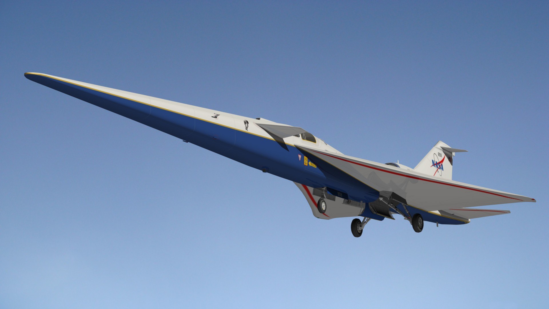 Quesst Nasa X59 3D Model - TurboSquid 1506483