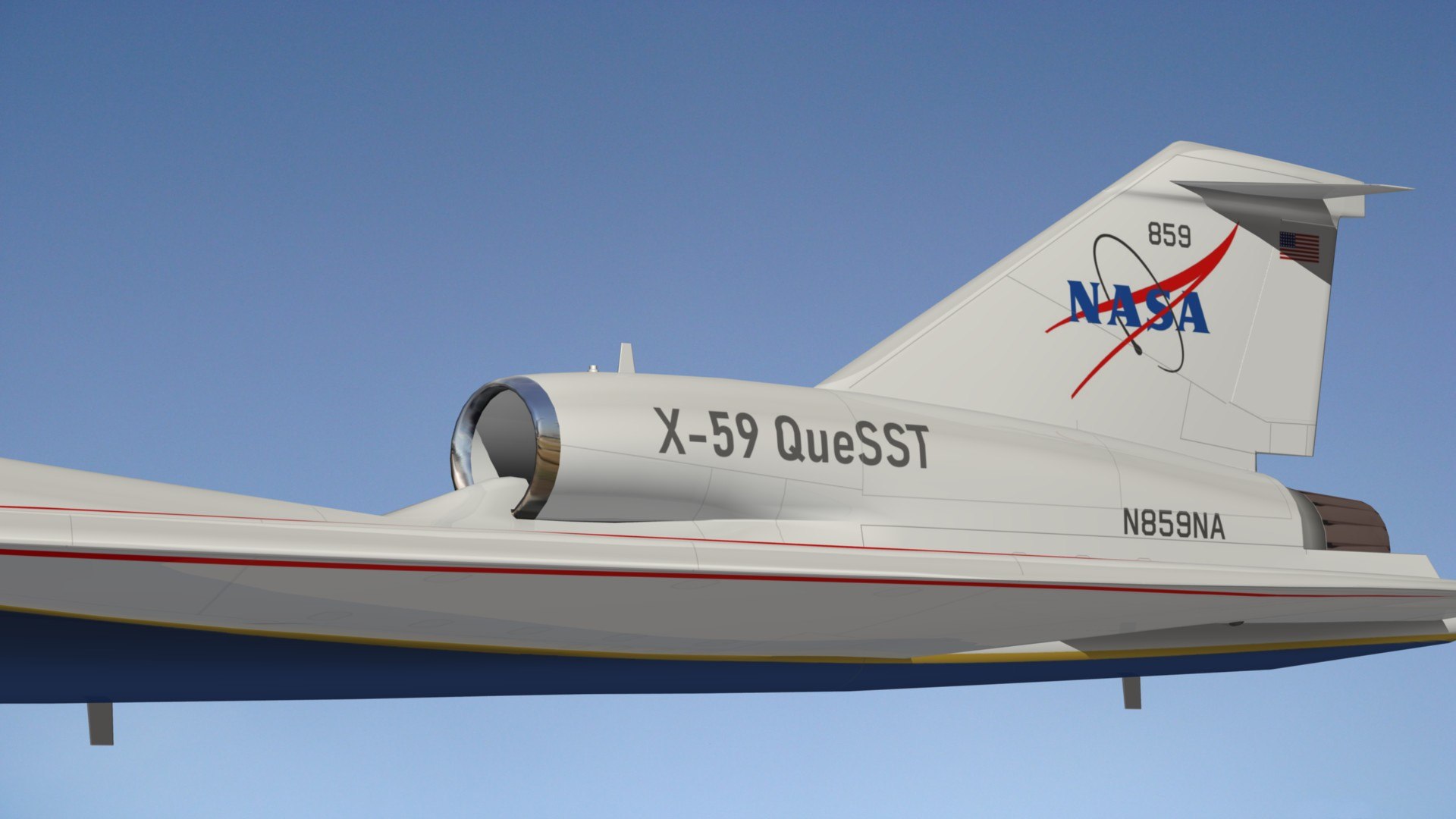 Quesst Nasa X59 3D Model - TurboSquid 1506483