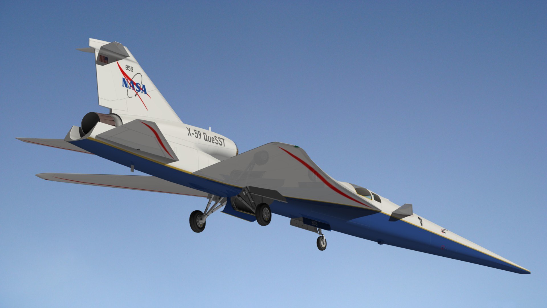 Quesst Nasa X59 3D Model - TurboSquid 1506483