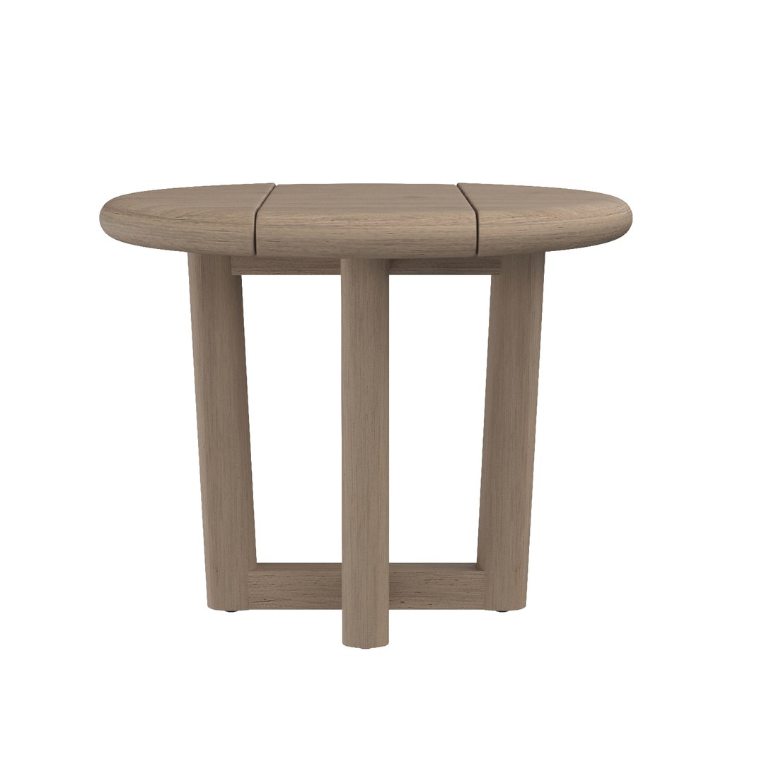 Mesa Teak Side Table 3D Model - TurboSquid 2062925