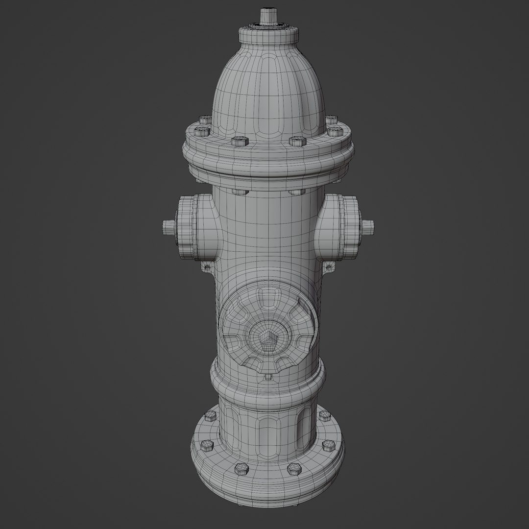 3D Fire Hydrant - TurboSquid 2089055