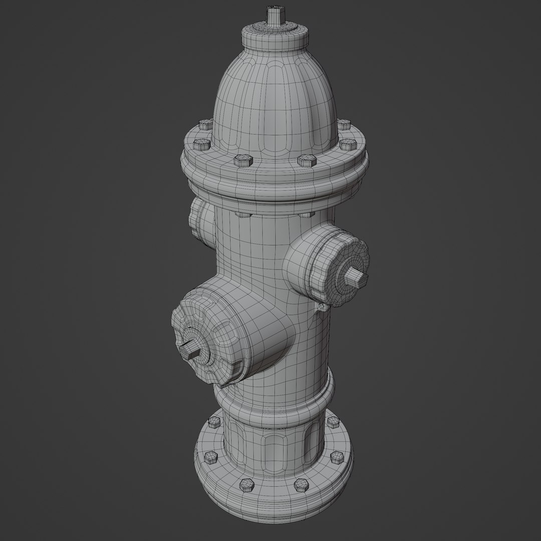 3D Fire Hydrant - TurboSquid 2089055