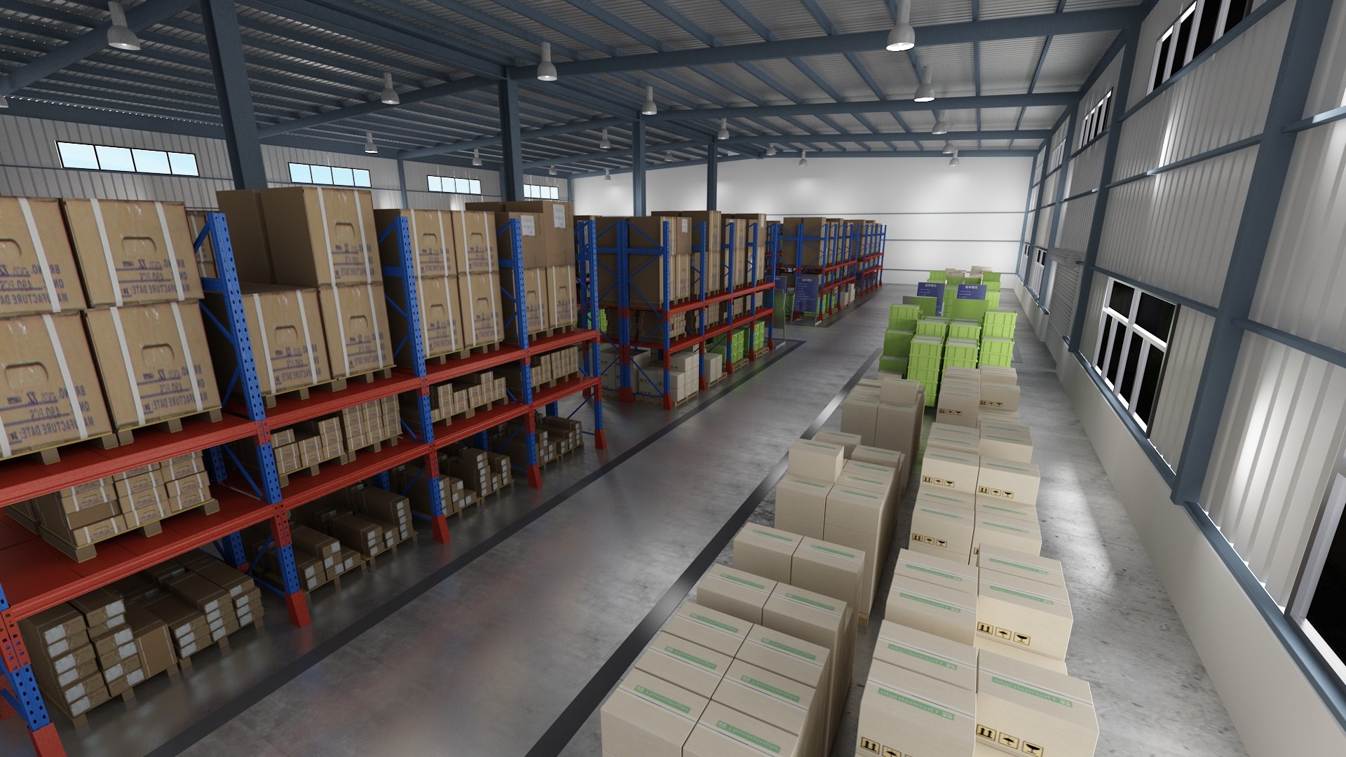 Warehouse model - TurboSquid 1867968