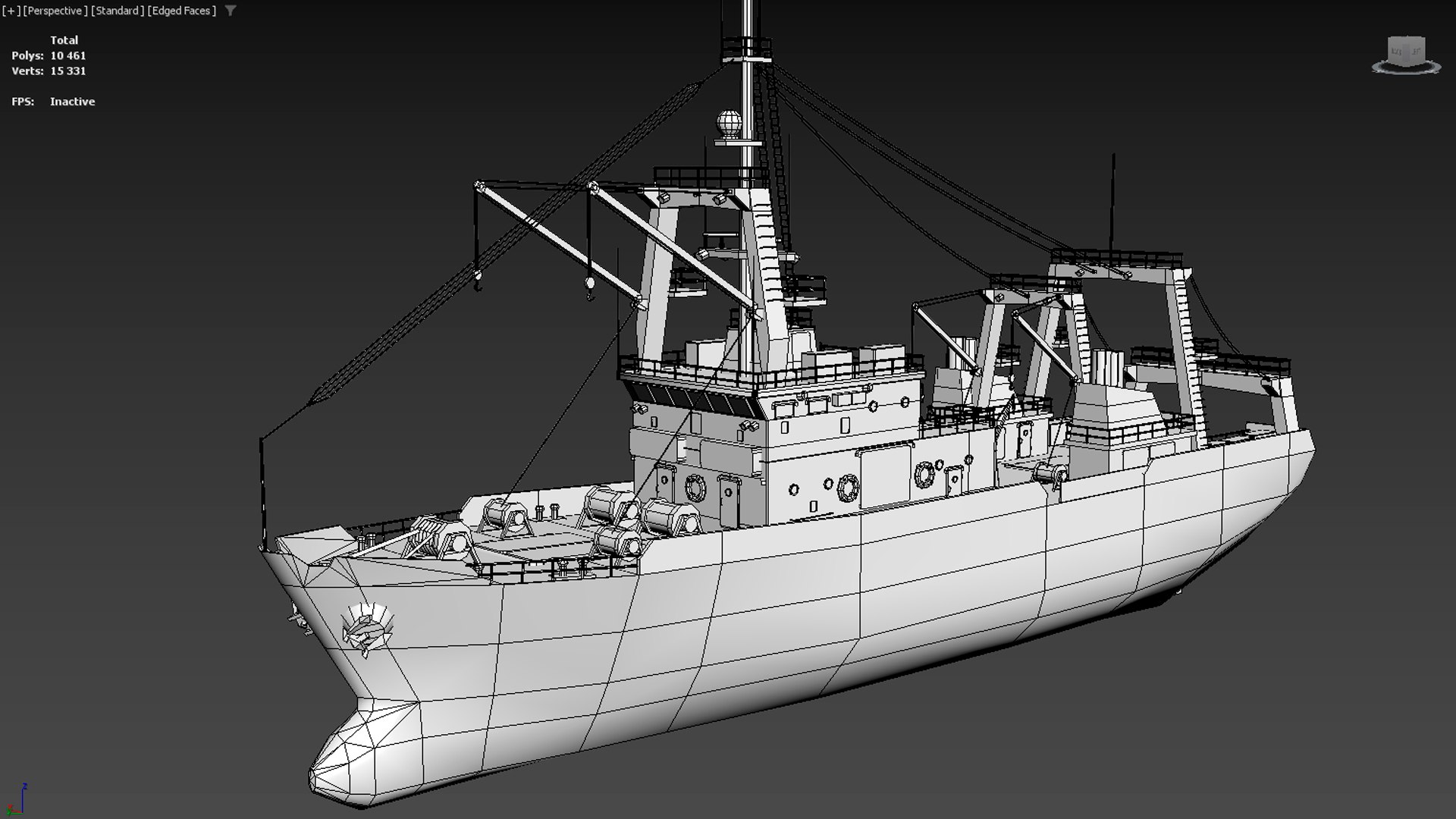 Trawler 3D Model - TurboSquid 2266265