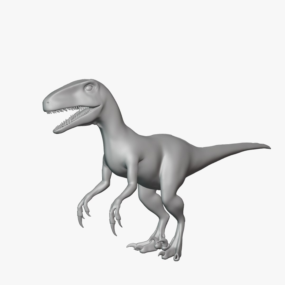 3D model Atrociraptor Basemesh Low Poly - TurboSquid 1992874