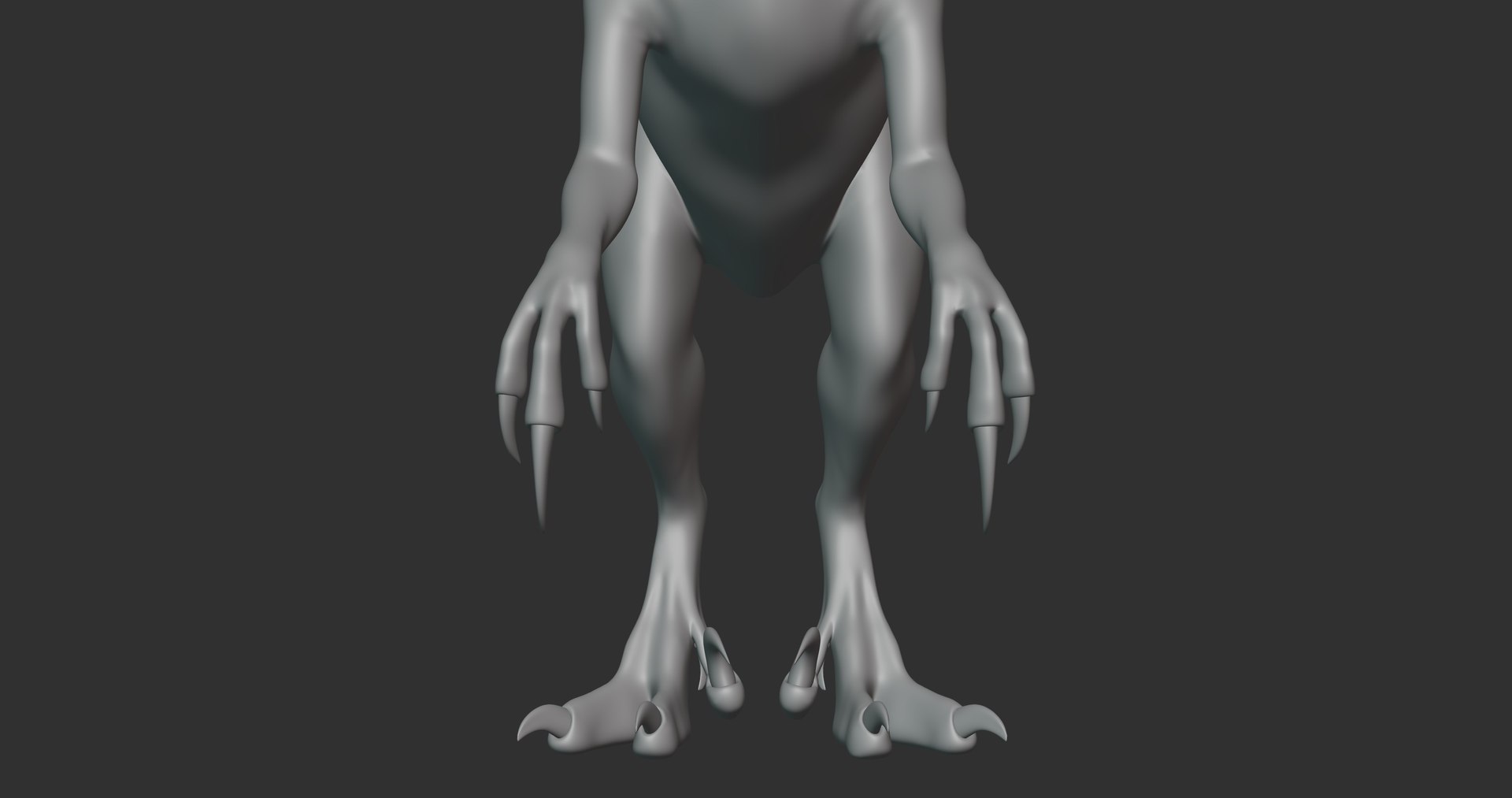 3D model Atrociraptor Basemesh Low Poly - TurboSquid 1992874