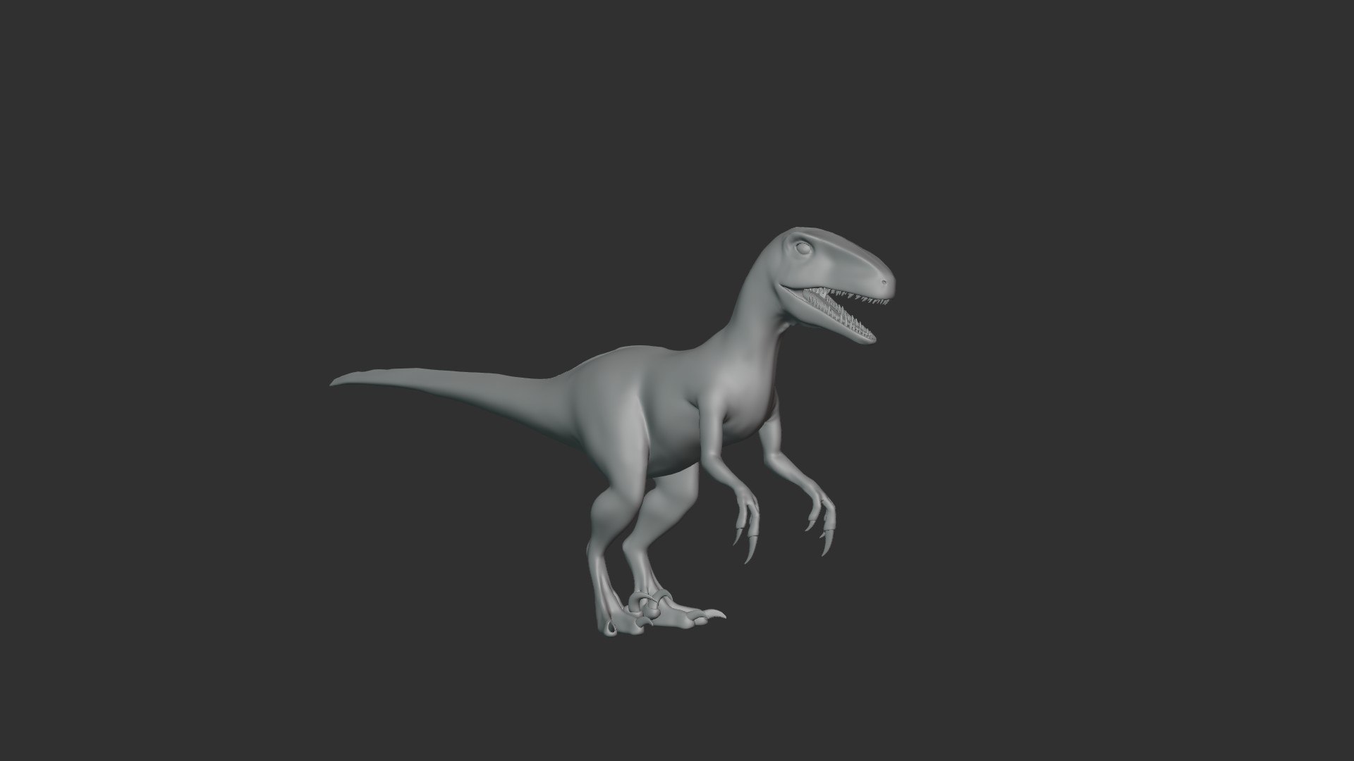 3D model Atrociraptor Basemesh Low Poly - TurboSquid 1992874