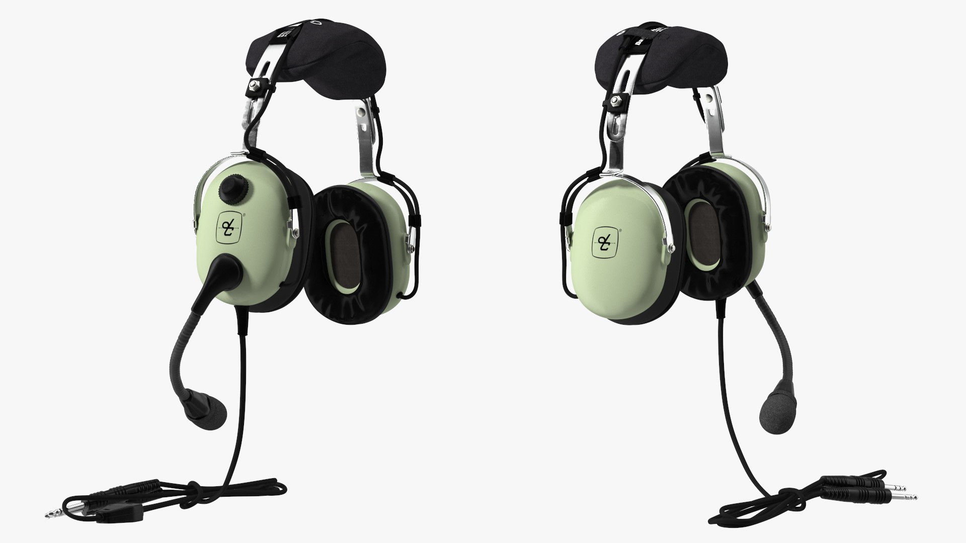 3D David Clark Aviation Headset Hanging Model - TurboSquid 1981283