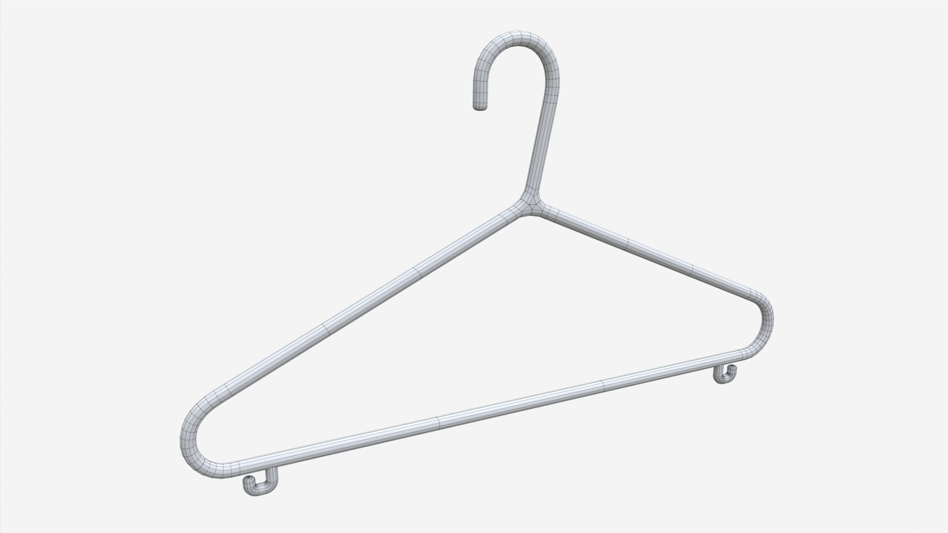 3D Hanger For Clothes Plastic 02 Model - TurboSquid 1967560