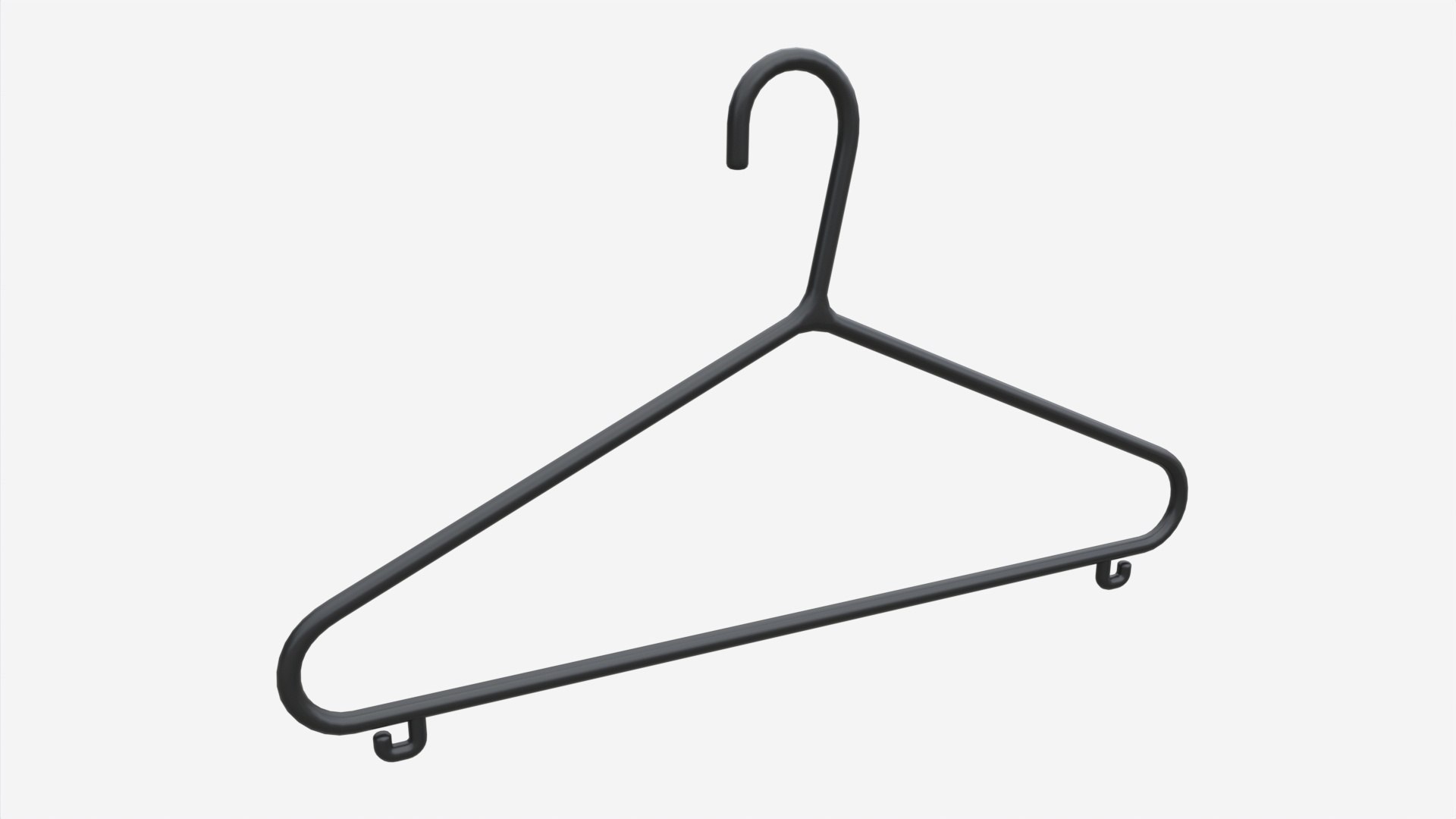 3D Hanger For Clothes Plastic 02 Model - TurboSquid 1967560