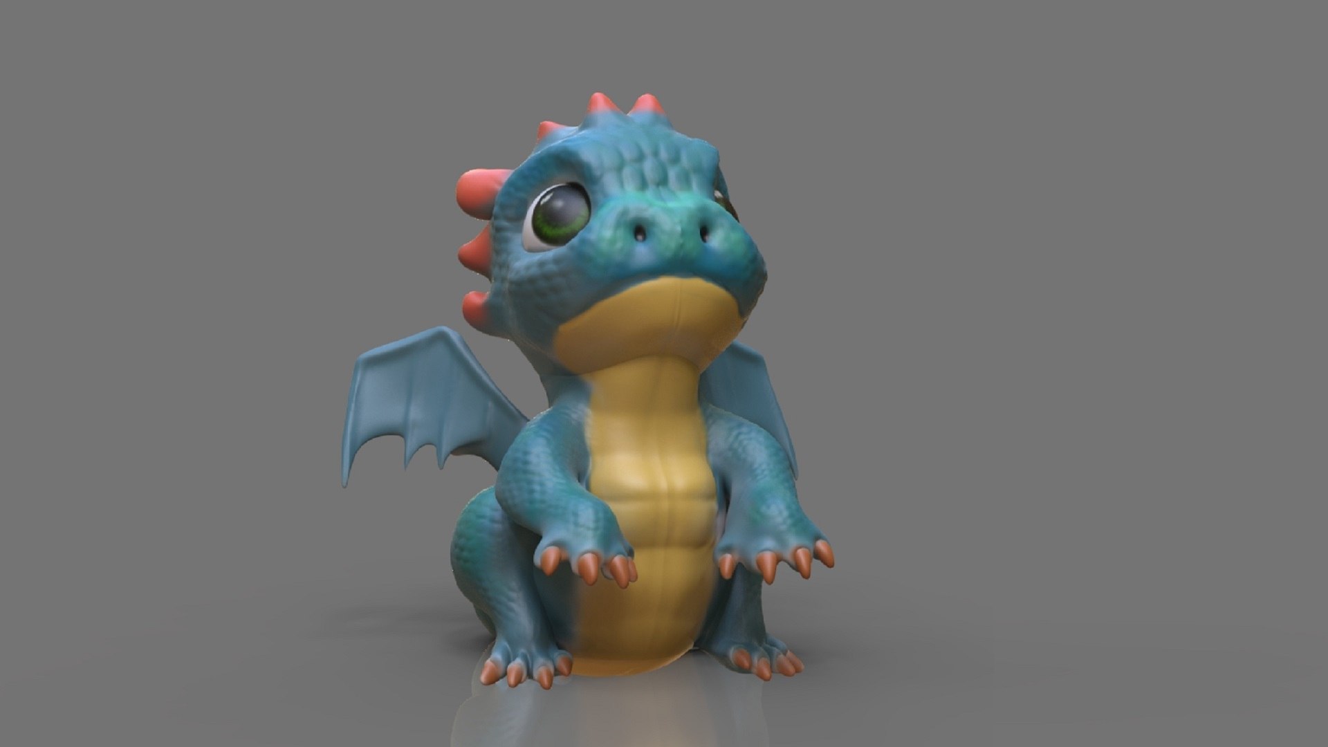 3D Baby Dragon Model - TurboSquid 2032021
