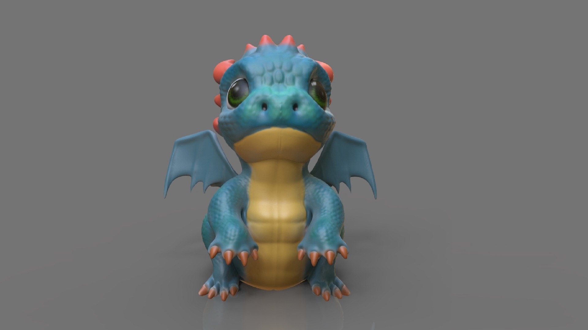 3D Baby Dragon Model - TurboSquid 2032021
