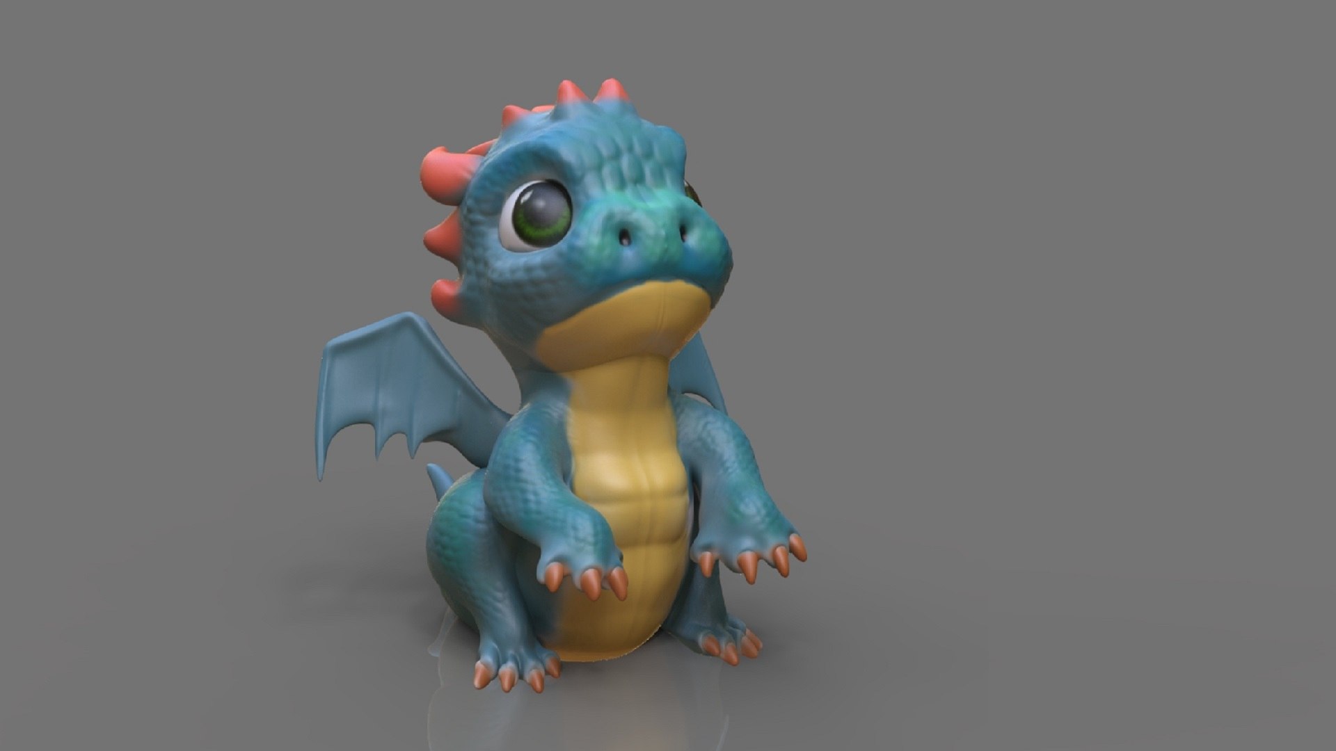 3D Baby Dragon Model - TurboSquid 2032021
