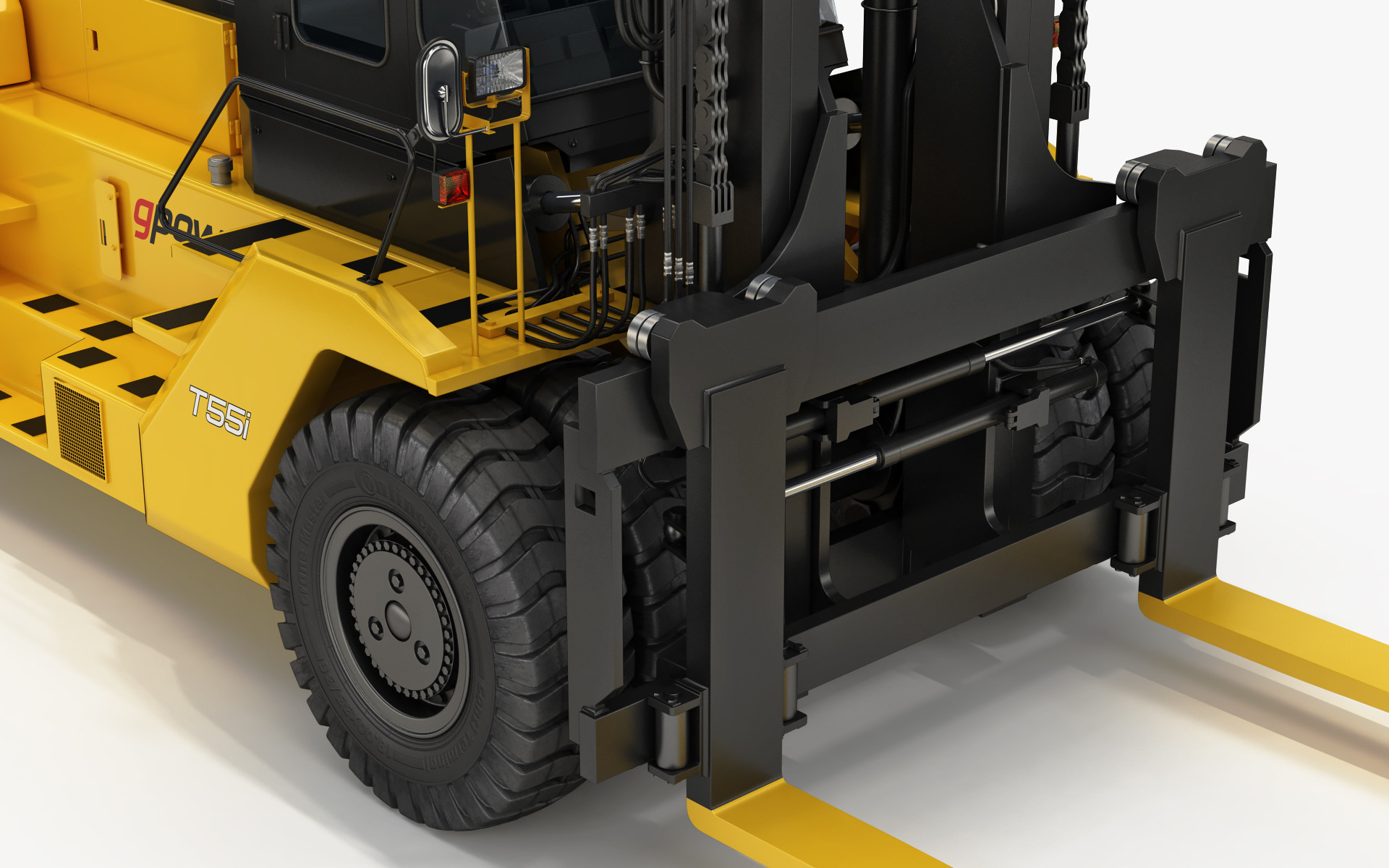 modelo 3d Forklift Heavy Generic V2 - TurboSquid 2040525