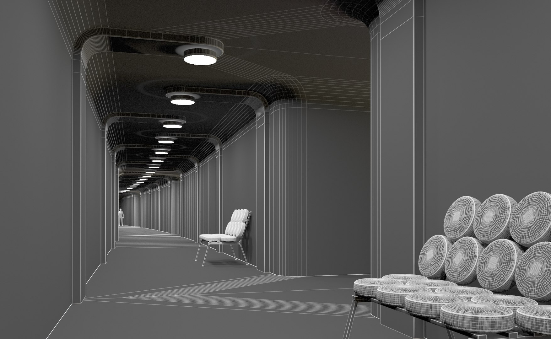 3D Environment Interior Structure - TurboSquid 1460593