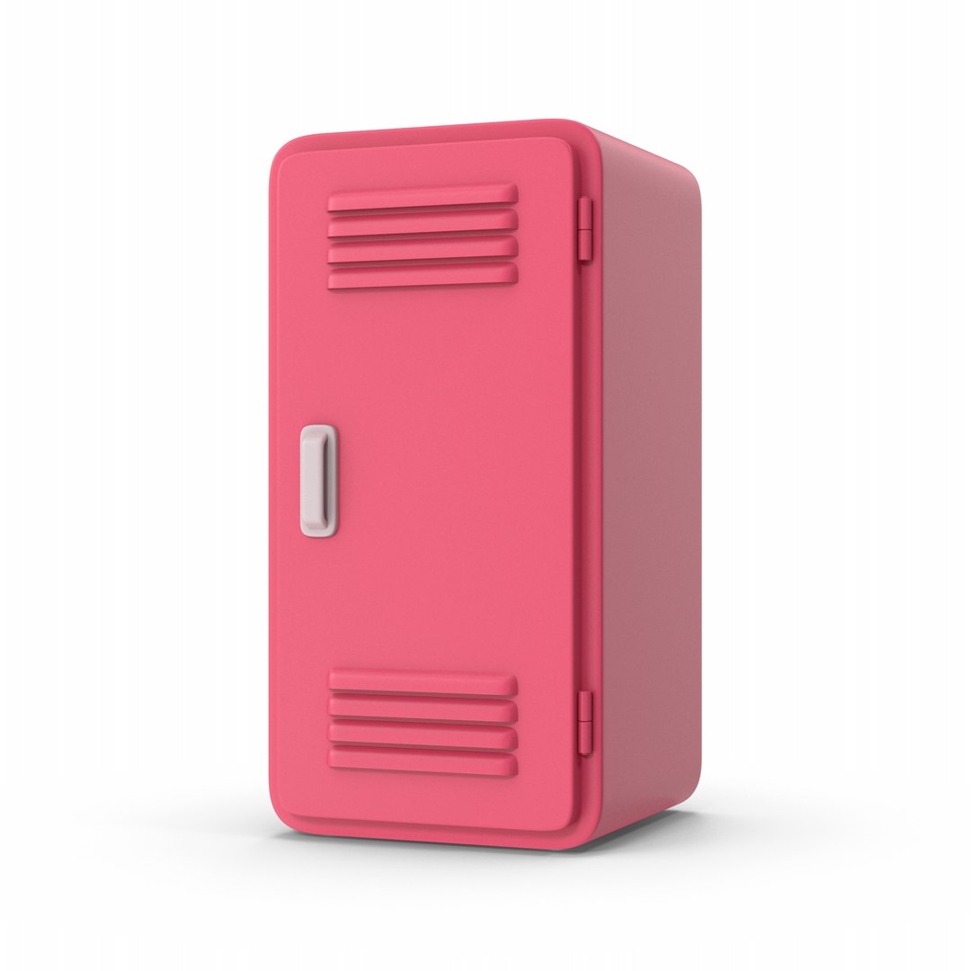3D Cartoony Locker Model - TurboSquid 2226481