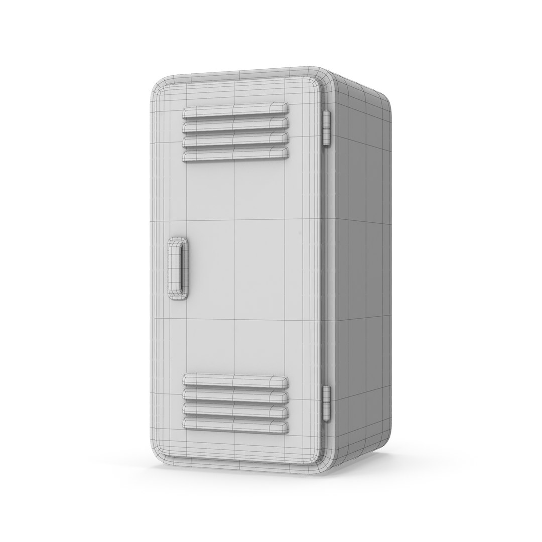 3D Cartoony Locker Model - TurboSquid 2226481
