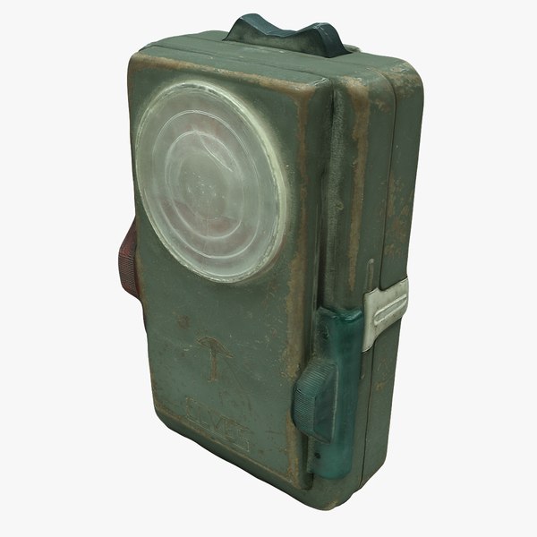 3D old flashlight lights - TurboSquid 1622186