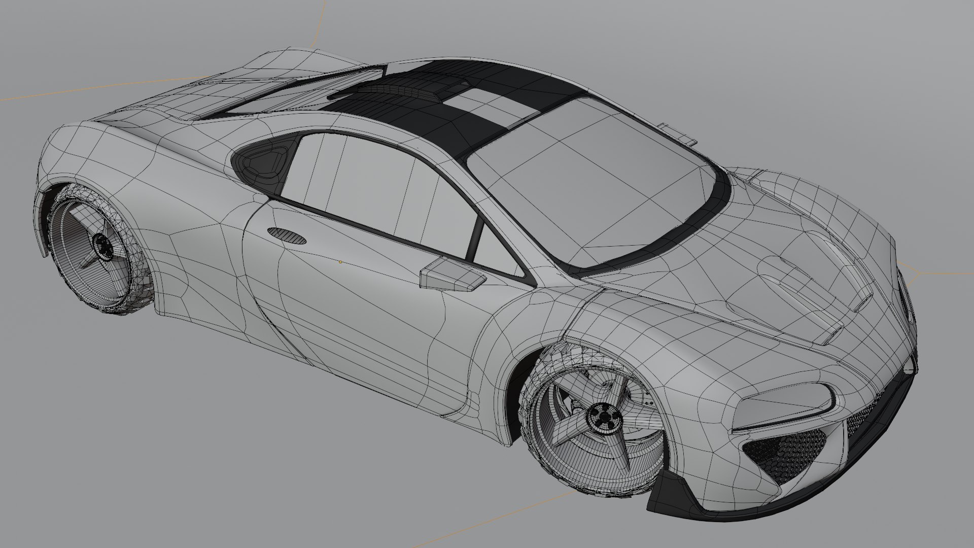 High Detailed High Poly Supercar Model Rigged 3D Model - TurboSquid 1947498