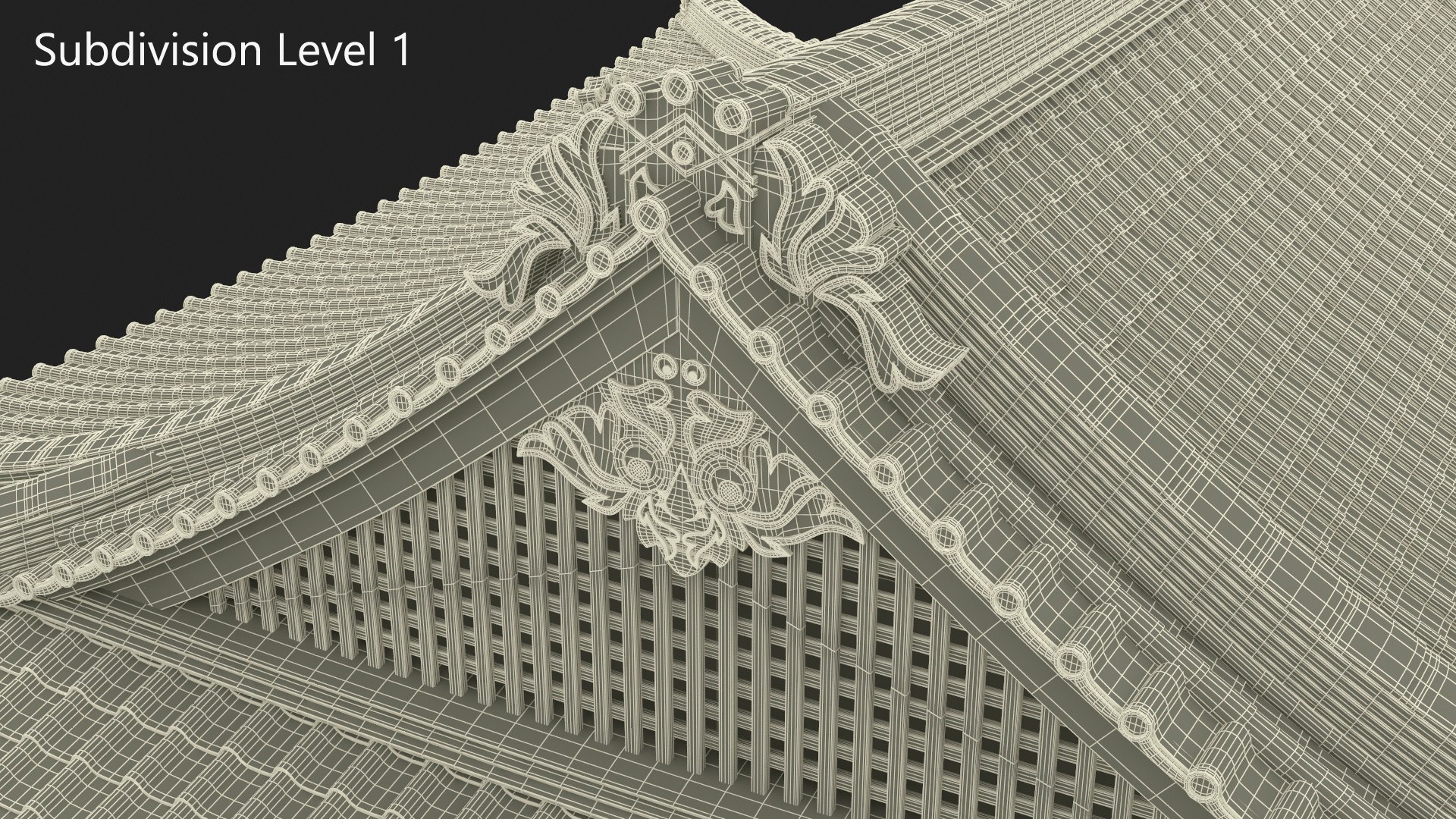 Japan Traditional House Dark 3D Model - TurboSquid 2279665