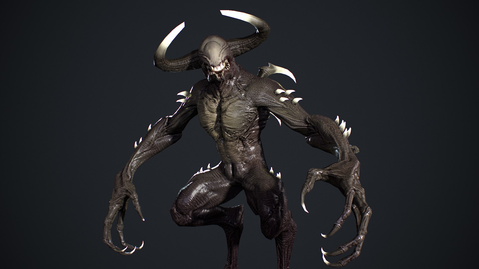 Faceless Demon 2 Model - TurboSquid 2093215