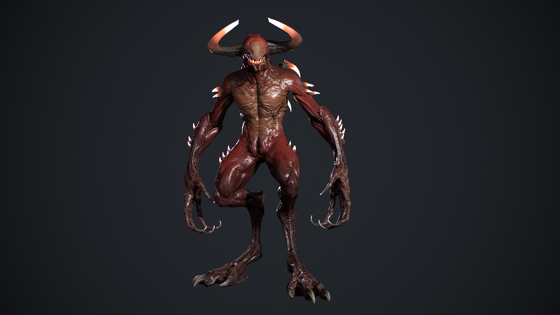 Faceless Demon 2 Model - TurboSquid 2093215