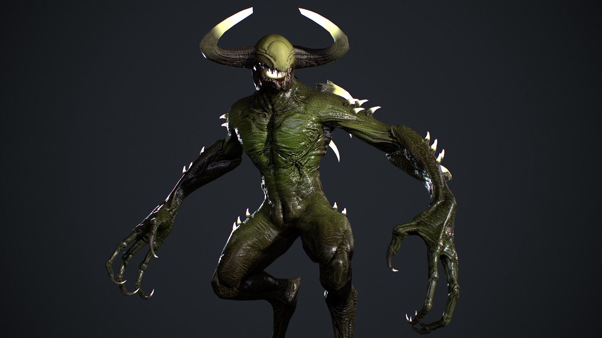 Faceless Demon 2 Model - TurboSquid 2093215