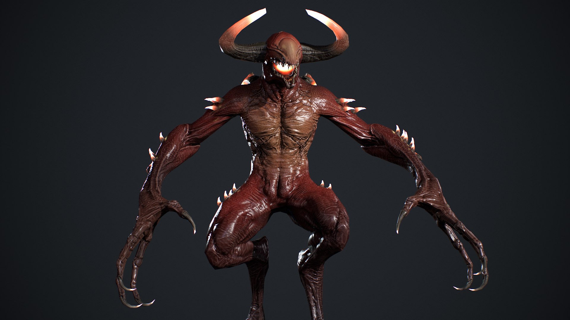 Faceless Demon 2 Model - TurboSquid 2093215